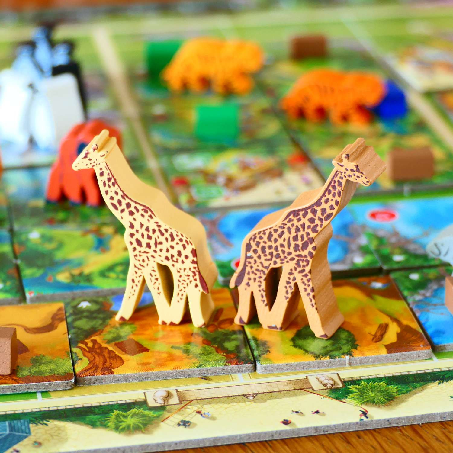 Zoo Tycoon: The Board Game - Deluxe Animal Meeple set Zoo Tycoon: The ...