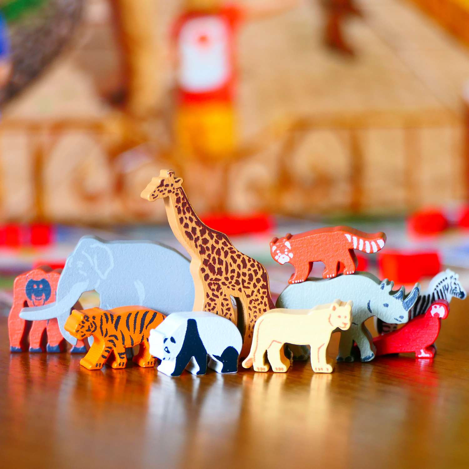 Zoo Tycoon: The Board Game - Deluxe Animal Meeple set Zoo Tycoon: The ...