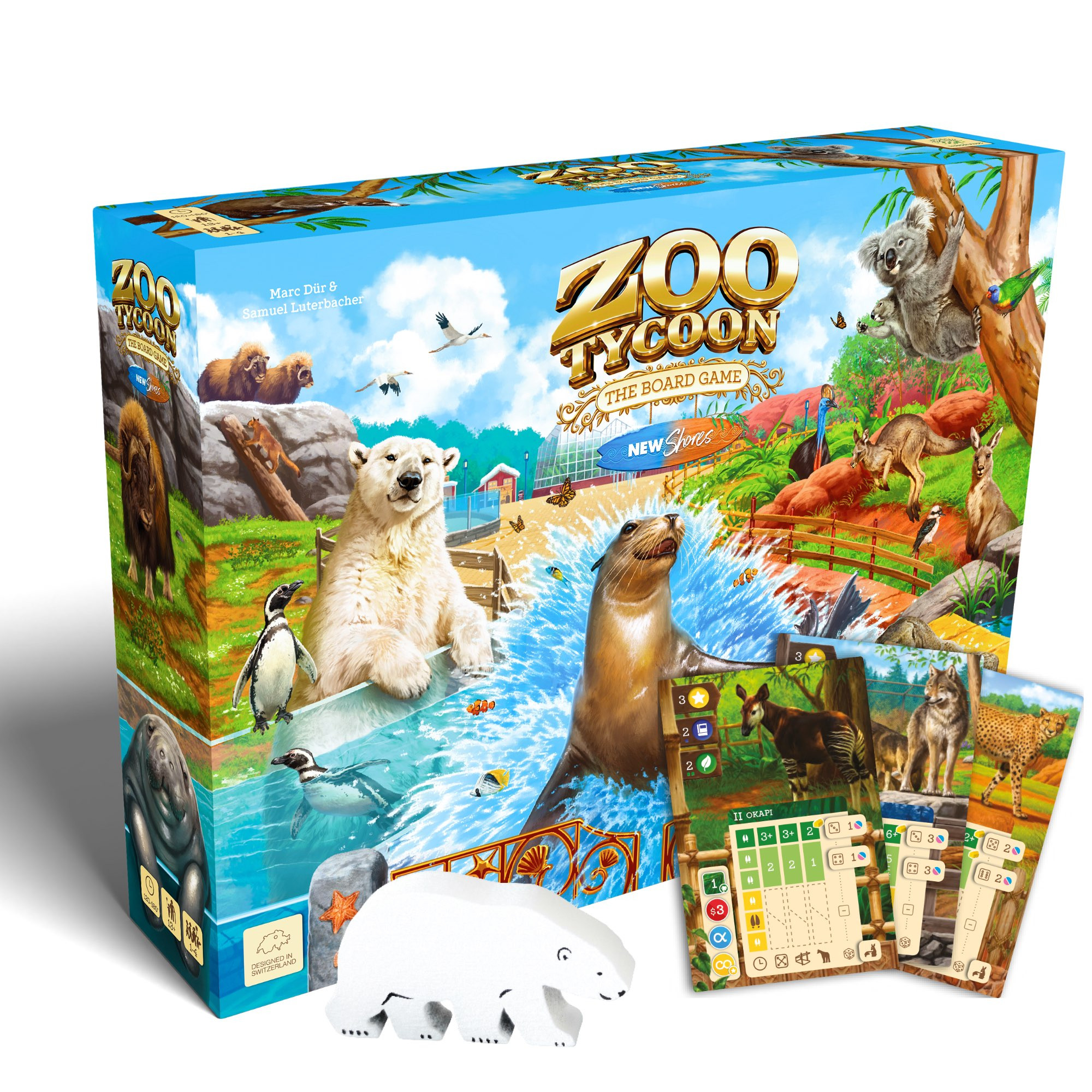 Zoo Tycoon: The Board Game - New Shores - Deluxe Zoo Tycoon: The Board ...